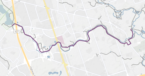 West Humber Trail Mountain Biking Trail - Toronto, ON