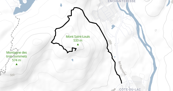 Montée Mont St-Louis Hiking Trail - Québec City, QC