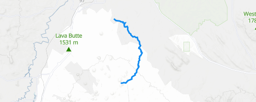 Arnold Ice Cave Mountain Biking Trail - Bend, Oregon