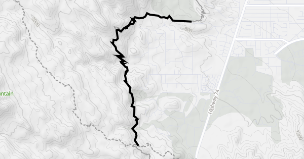 Hopalong Cassidy South Hiking Trail - Cathedral City, CA