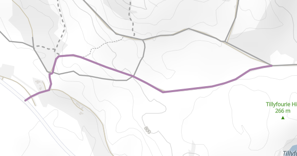 Tillyfourie to Whitehills Forest Path Hiking Trail - Inverurie