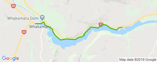 Whakamaru to Dunham Reserve Mountain Biking Trail