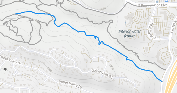East Loop Trail (South) Mountain Biking Trail - Colorado Springs