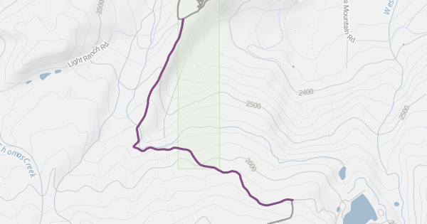 Dinkle Lake Rd Mountain Biking Trail - - Colorado