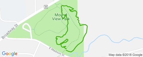 Mound View Mountain Biking Trail - Platteville, Wisconsin