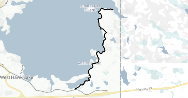 Hunt Lake Hiking Trail Hiking Trail - West Hawk Lake, MB