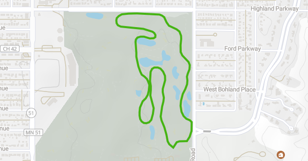 Back 9 Loop Nordic Skiing Trail - St. Paul, Minnesota