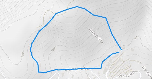 SKIMO LEAGUE - Hellroaring Course Backcountry Skiing Trail - Whitefish