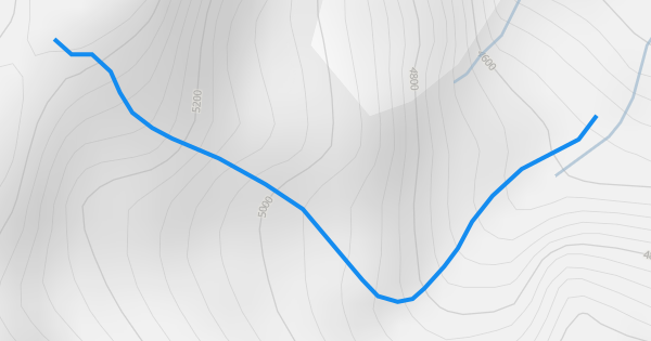 Ledge Basin Backcountry Skiing Trail - Squamish, BC