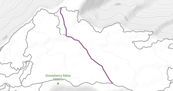 Gooseberry Mesa North Mountain Biking Trail - Hurricane