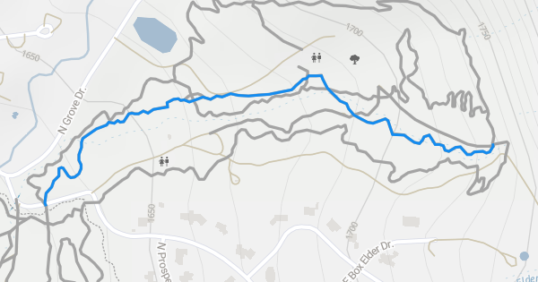 Rodeo Down Mountain Biking Trail - Alpine, Utah