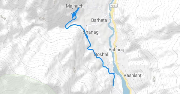 Manali to Majach Village Mountain Biking Trail