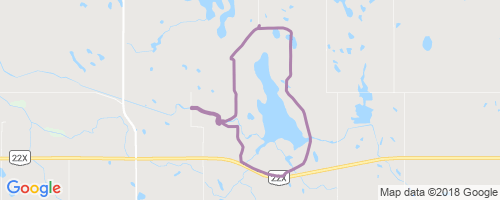 Dalemead Reservoir Loop Mountain Biking Trail - Strathmore