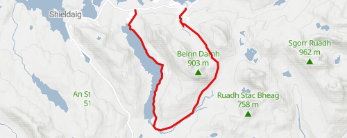 Beinn Damh Circuit Hiking Trail - Kinlochewe
