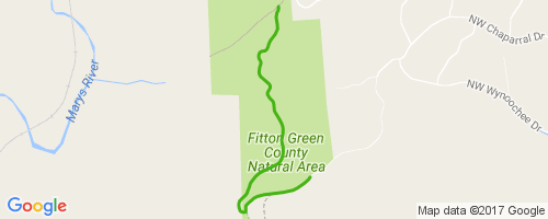 Fitton Green to Cardwell Hill Mountain Biking Trail - Corvallis
