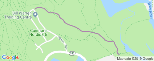 Canmore Trail Mountain Biking Trail - Canmore, AB