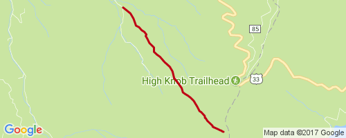 High Knob Trail (1024) Mountain Biking Trail - Harrisonburg