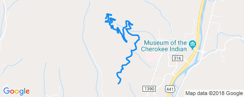 Kessel Run Mountain Biking Trail - Cherokee, NC