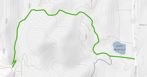 Joder Ranch Mountain Biking Trail - Boulder, Colorado