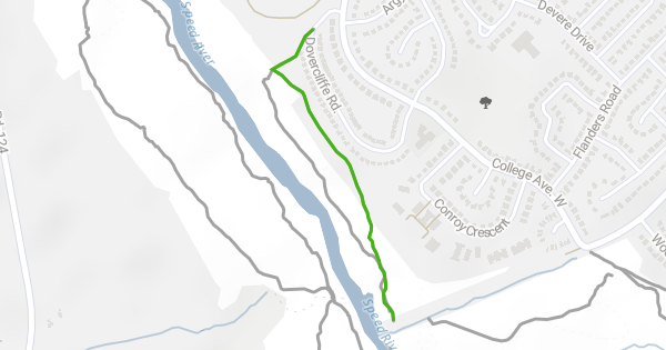 Crane Park Trail Mountain Biking Trail - Guelph, ON