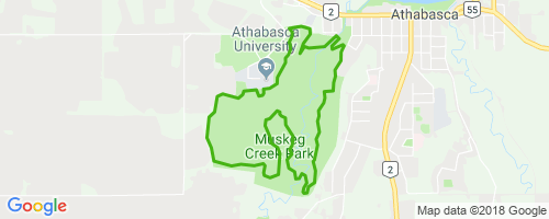 Muskeg Creek Loop Mountain Biking Trail - Athabasca, AB