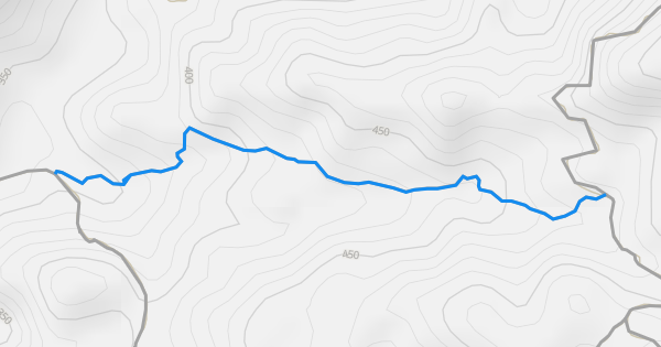 Single track DH Mountain Biking Trail - Jamul, California