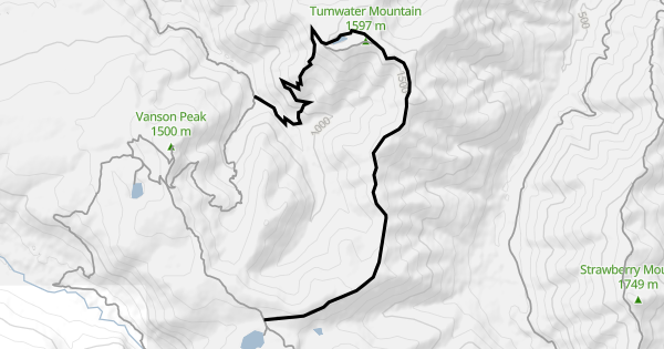 Tumwater Peak Trail Mountain Biking Trail - Randle