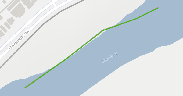 Bow River Trail Mountain Biking Trail - Calgary, AB