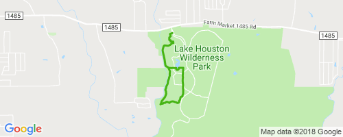 Peach Creek Loop Mountain Biking Trail - New Caney, Texas