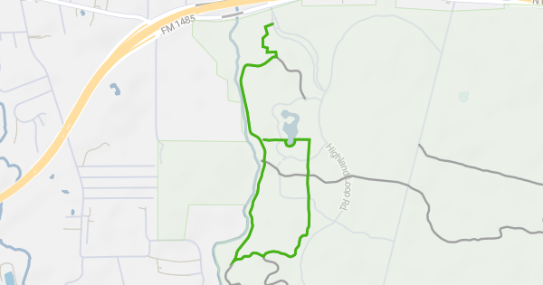 Peach Creek Loop Mountain Biking Trail - New Caney, Texas