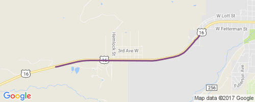 Hwy 16 Bike Path Mountain Biking Trail - Buffalo, WY