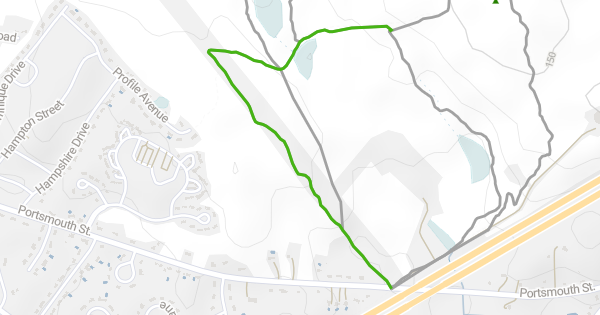 Marsh loop (orange) Mountain Biking Trail - Concord