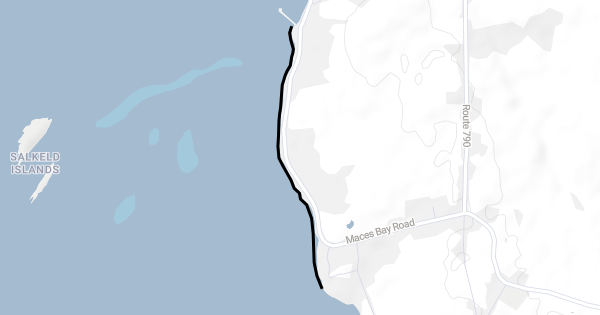 Maces Bay Shore Rocks Hiking Trail - - New Brunswick