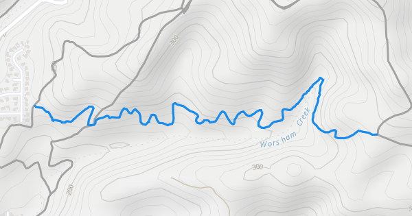 Cow Trail Mountain Biking Trail - Whittier, California