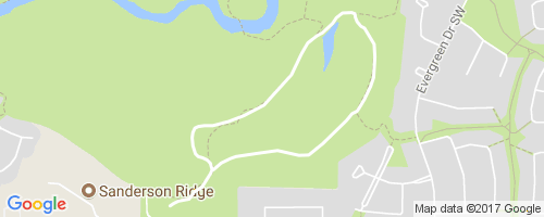 Marshall Springs Pond Trail Mountain Biking Trail - Calgary