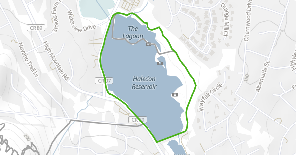 Haledon Reservoir - White Trail Mountain Biking Trail - Wayne