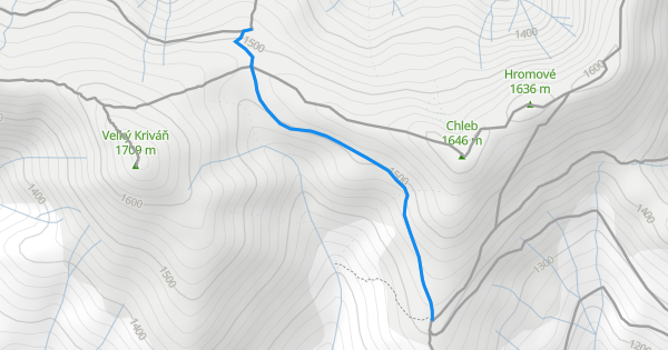 Snilovské sedlo Hiking Trail - Martin | Trailforks